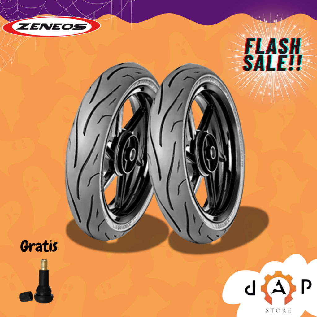 Jual Ban Motor Matic Tubeless Zeneos ZN62 ukuran 80/80 , 90/80 , 100/80 ...