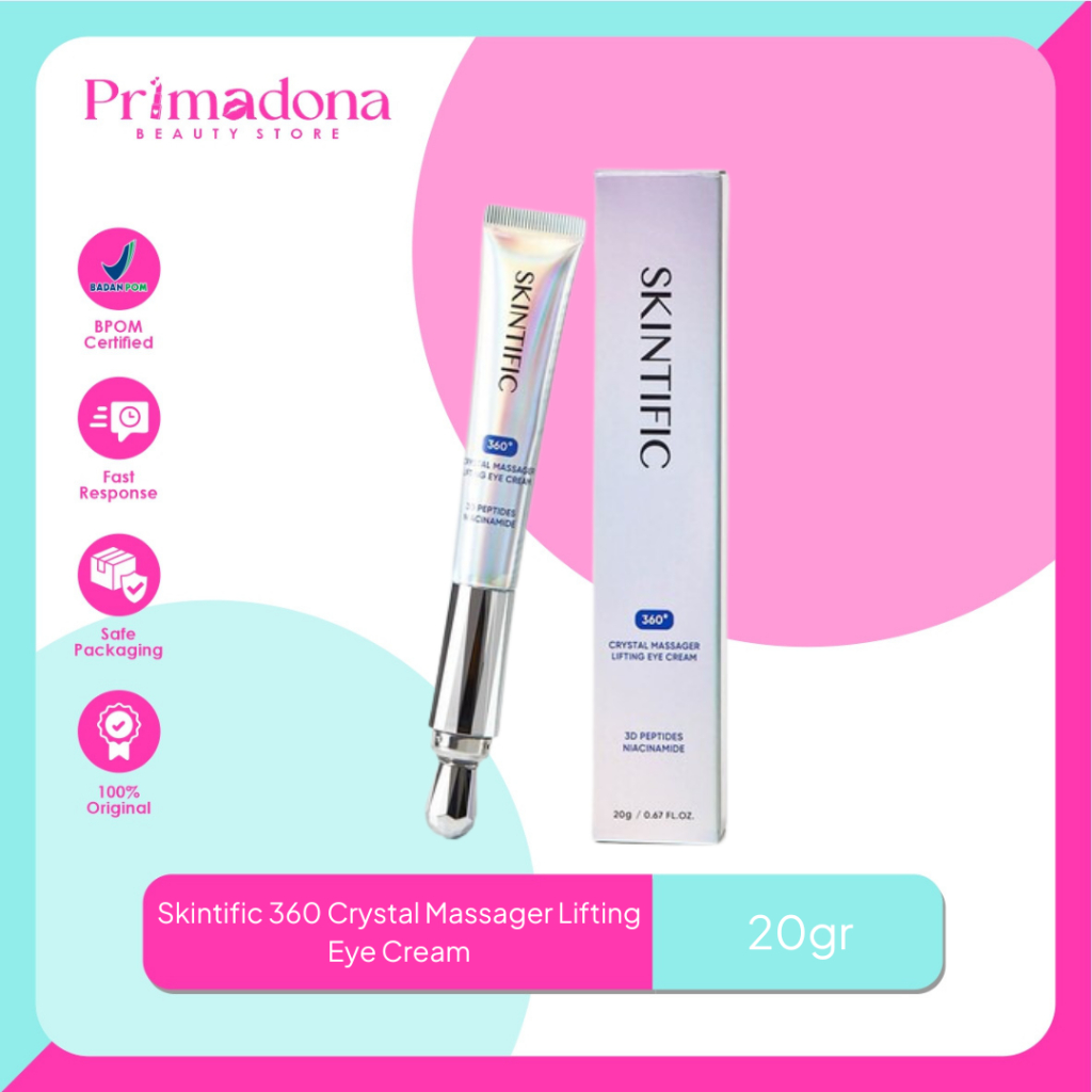 Jual Skintific 360 Crystal Massager Lifting Eye Cream 20gr | Shopee ...