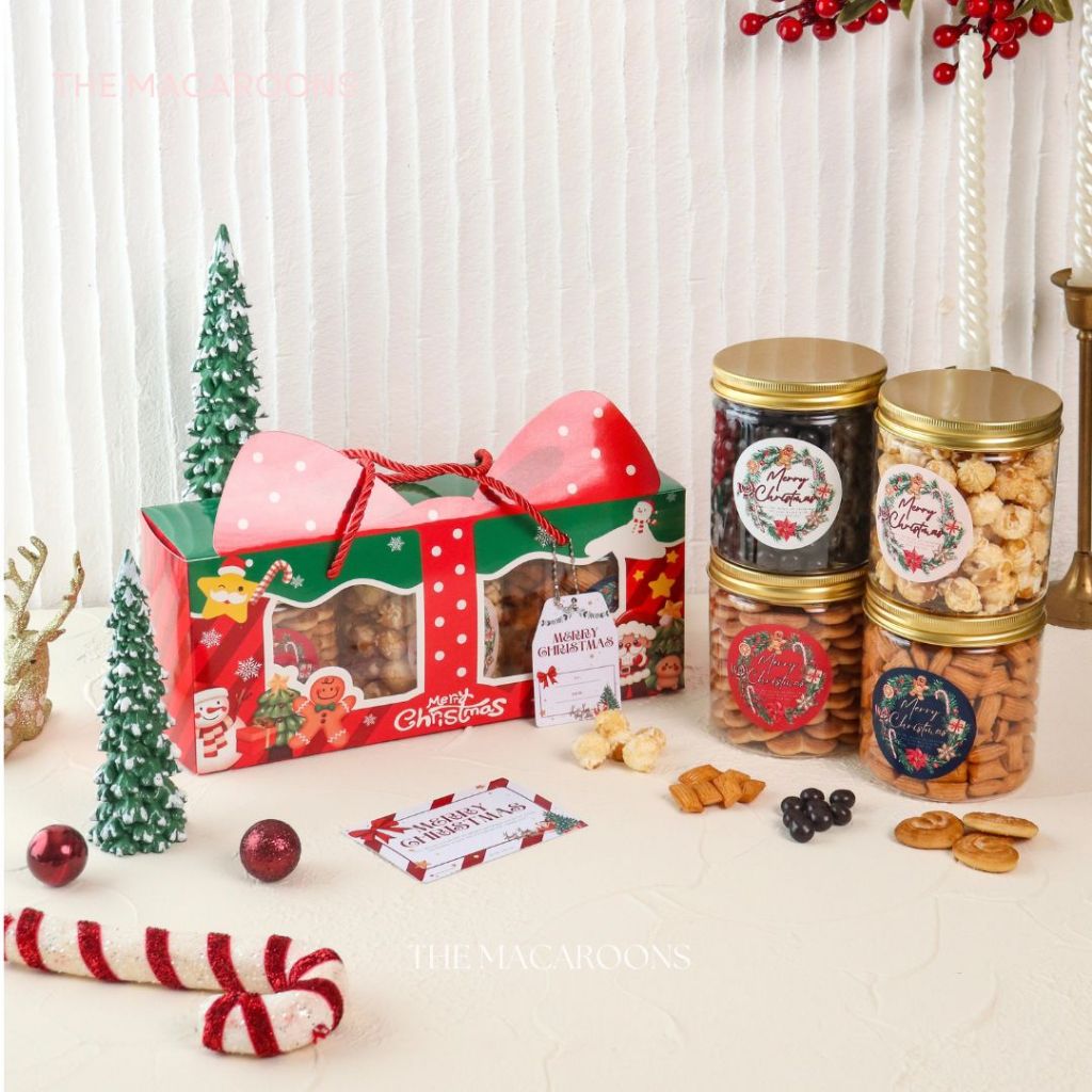 Jual Hampers Natal isi 3 Jar Kue Kering - Christmas Parcel Souvenir ...