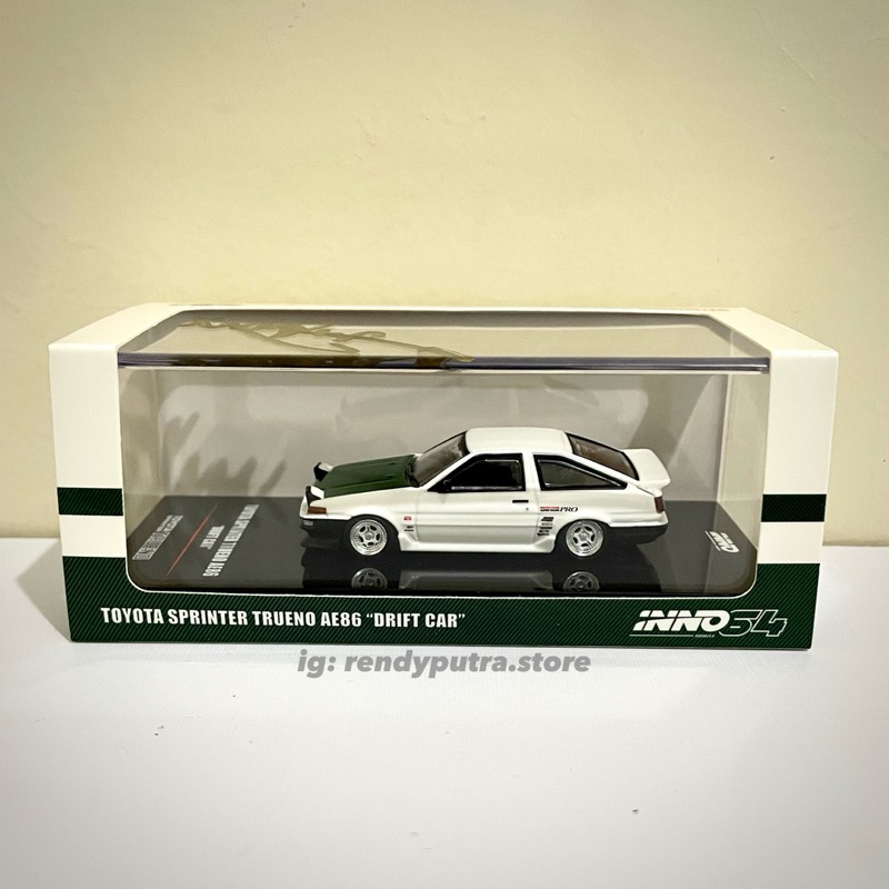 Jual INNO64 Toyota Sprinter Trueno AE86 "Drift Car" Sign Keichi Tsuchiya "Drift King" | Shopee ...