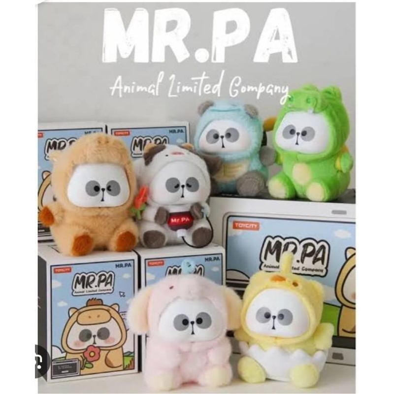 Jual MR PA Animal Limited Company Plush Series Blind Box ( 1 SET - 6 ...