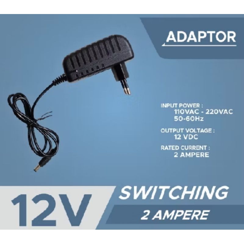 Jual Adaptor 12 volt 2 ampere | Shopee Indonesia