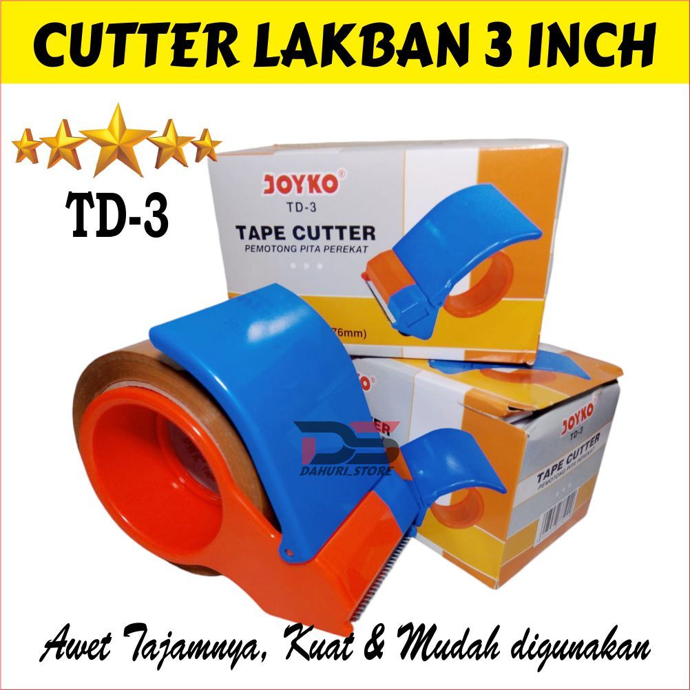Jual Tape Cutter 3 INCH Tape Dispenser LAKBAN BESAR 3 INCH Pemotong ...