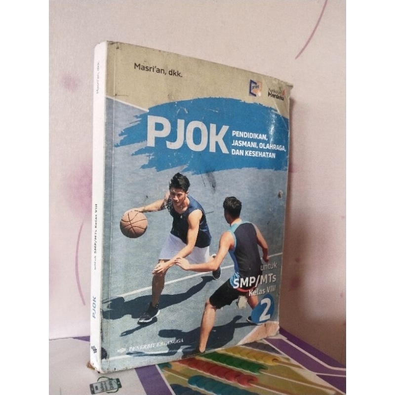 Jual buku pjok/penjaskes/penjas kelas 8 VIII 2 smp mts erlangga kurmer kurikulum merdeka ...