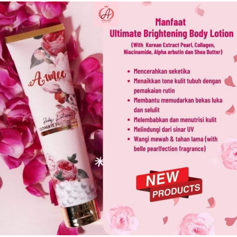 Jual AIMEE-(Free Gift) Body Lotion Ultimate Brightening Aimee with ...