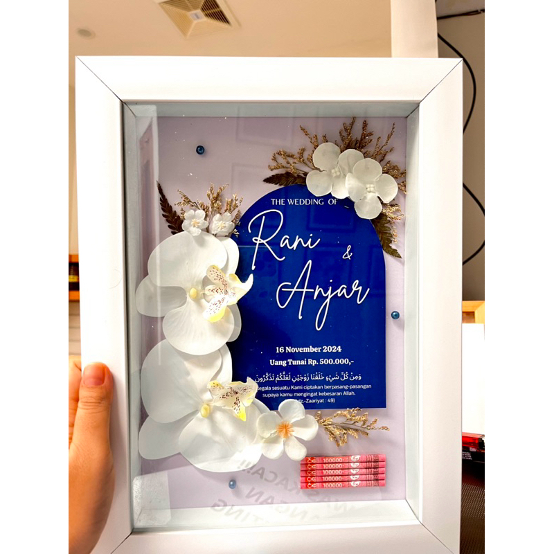 Jual MAHAR PERNIKAHAN BINGKAI SCRAPBOOK AKRILIK BINGKAI MAHAR UANG ...
