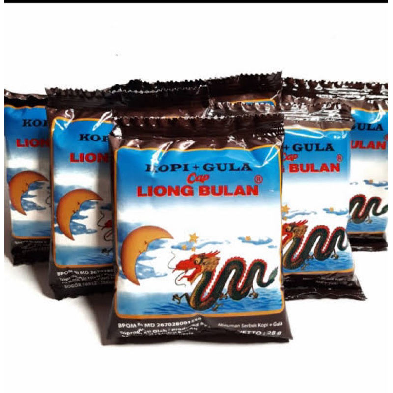 Jual Kopi Liong Bulan dengan Gula isi 20 pcs | Shopee Indonesia