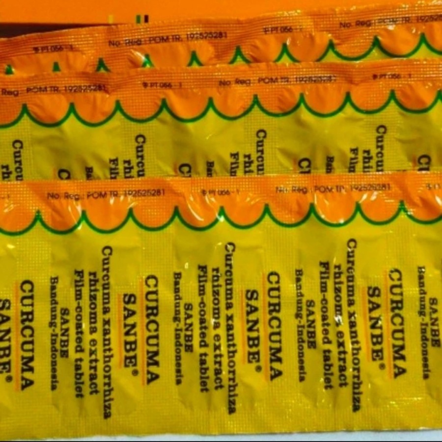 Jual Multivitamin Curcuma sanbe // stripan | Shopee Indonesia