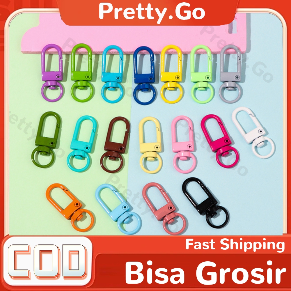 Jual 10~20Pcs Aksesoris Tas Ring Gaitan / Cantolan / Gaitan Klip Kait ...