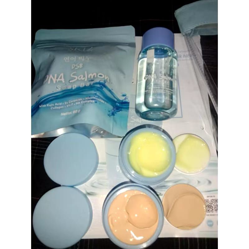 Jual Paket DNA Salmon SR12 Skincare BPOM pencerahan wajah | Shopee Indonesia