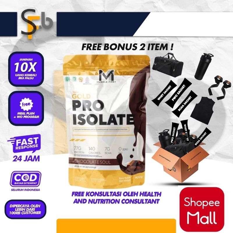 Jual M1 Muscle First Pro ISOLATE 100 2 Lbs Isolate Concentrate | Shopee ...