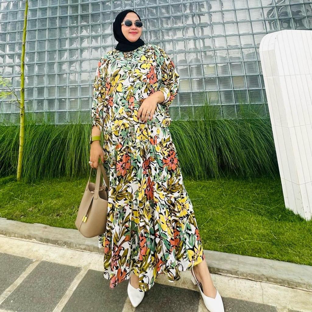 Jual Oneset Rok Hania 2in1 fashion muslim rayon diamon premium one set ...