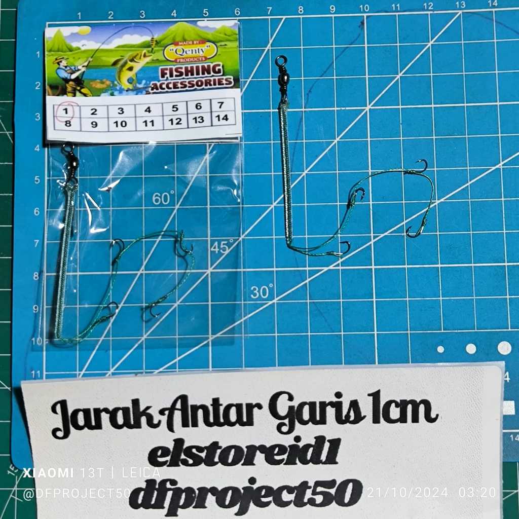 Jual Rangkaian Lumut Pancing kail marusode/1054 Nomor 123456789 10 ...