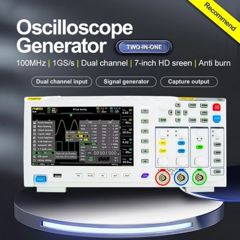 Jual Osiloskop Digital Oscilloscope 2 in 1 Dual Channel 100MHz 1 GSa/s ...
