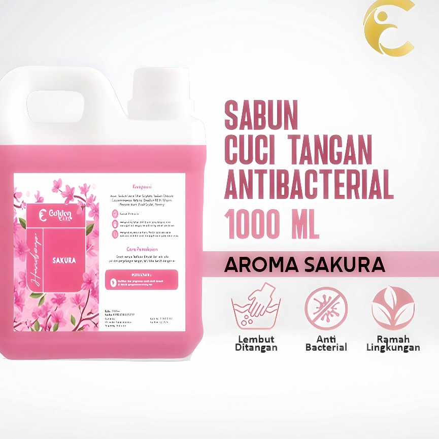 Jual Harga Spesial Golden Care HandSoap Sabun Cuci Tangan Sakura 1Liter ...