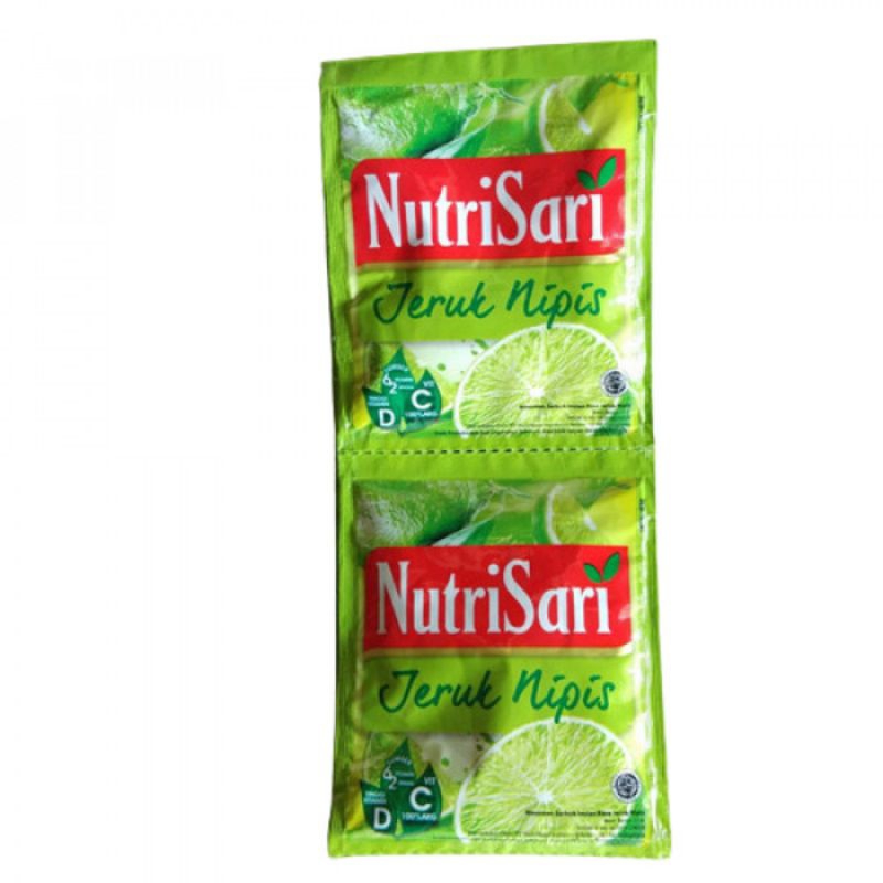 Jual NutriSari Minuman Serbuk Instan - Jeruk Nipis (1 Renceng/10 Sachet ...
