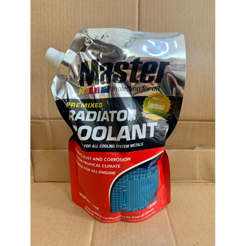 Jual Air coolant master 946ml / radiator coolant master | Shopee Indonesia