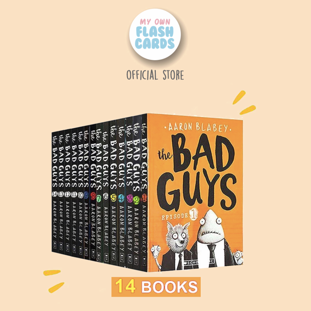 Jual The Bad Guys Book Series 1-14 Books Collection Set By Aaron Blabey ...