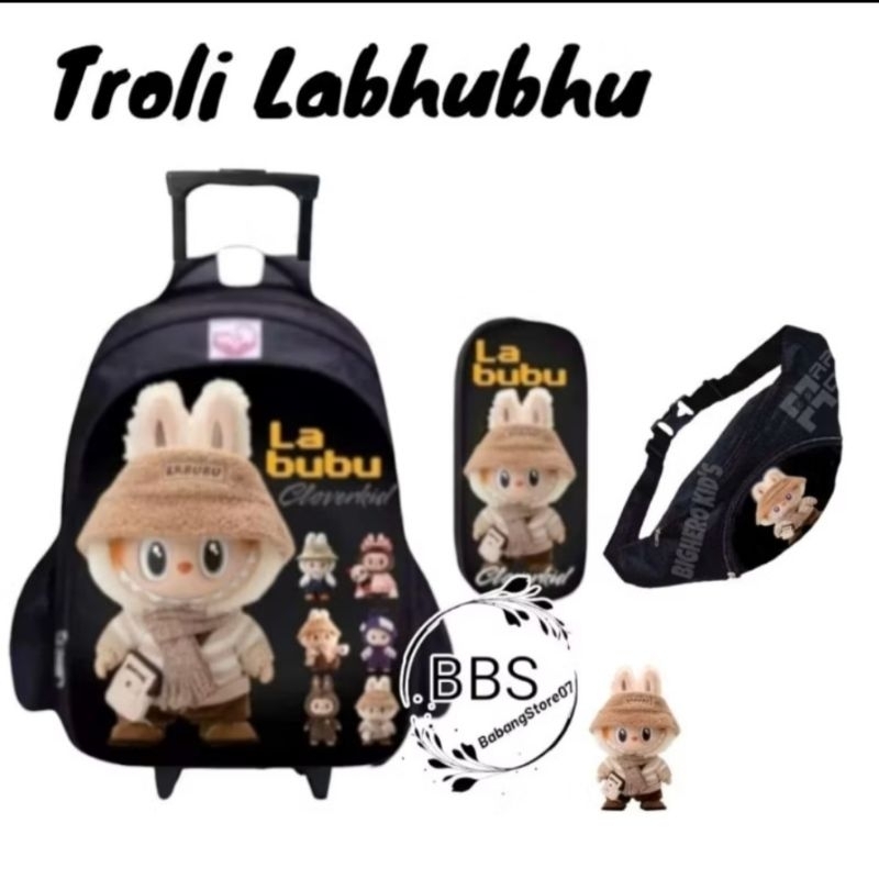 Jual Tas sekolah anak tk sd Ransel Troli anak Labubu laki laki perempuan | Shopee Indonesia