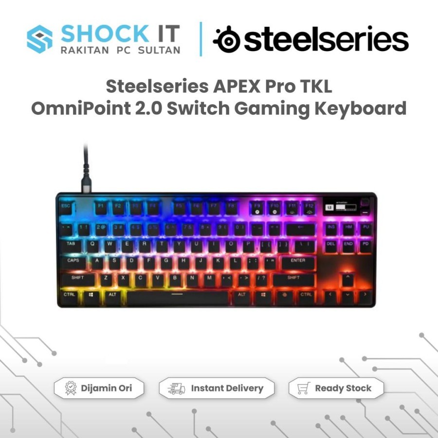Jual Steelseries Apex Pro TKL 2023 - OmniPoint 2.0 Switch Gaming ...