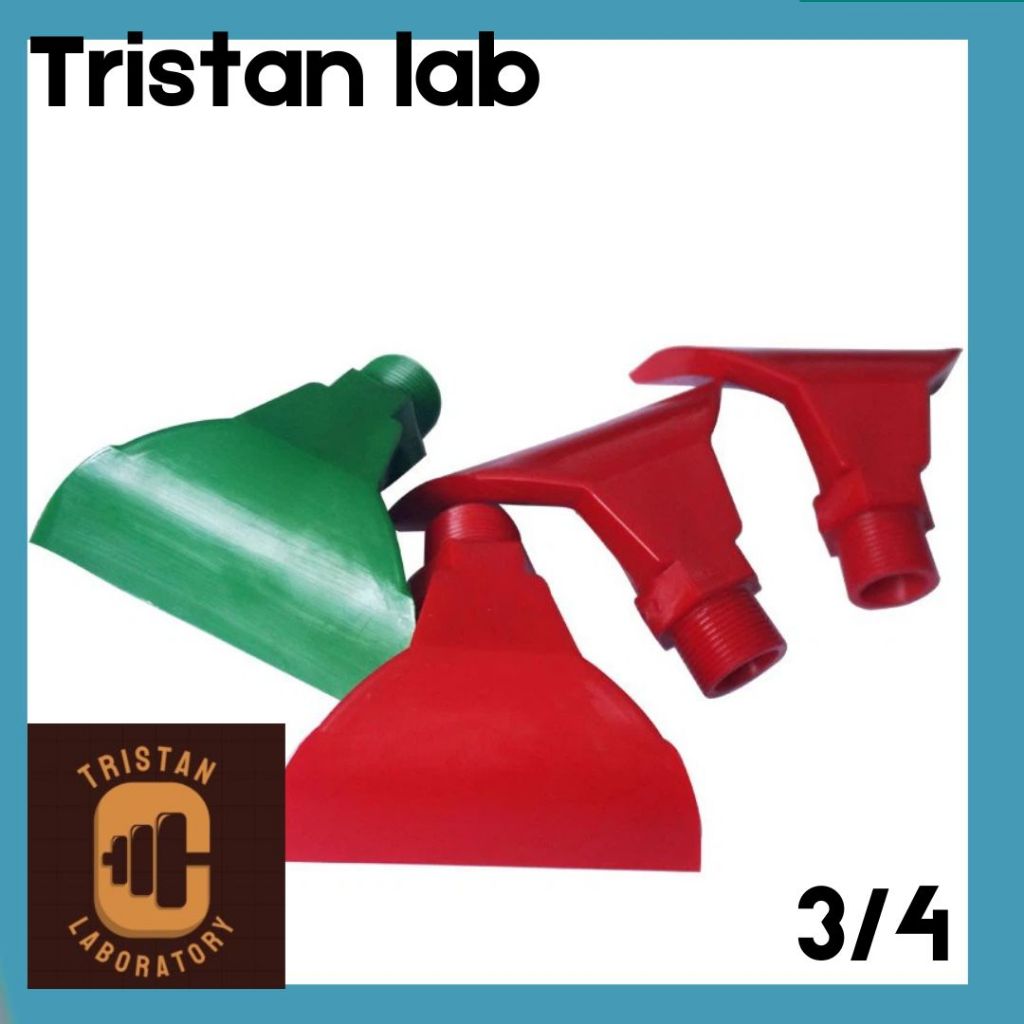 Jual 3/4 BSPT Polyurethane Wide Angle Flat Fan Spray Nozzle, Coal Washing Machine Nozzle ...