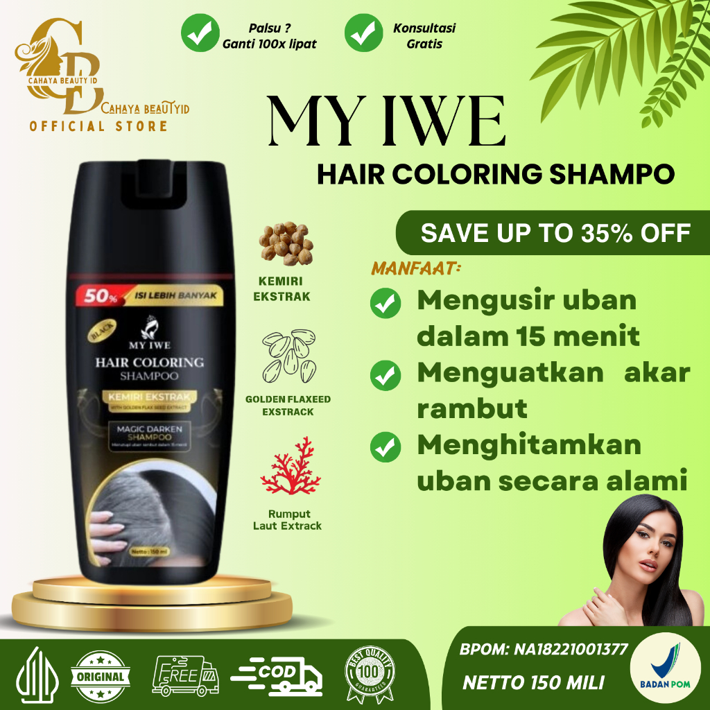 Jual My Iwe Shampo Hair Coloring 150 ml My Iwe Shampo beli 2 lebih ...