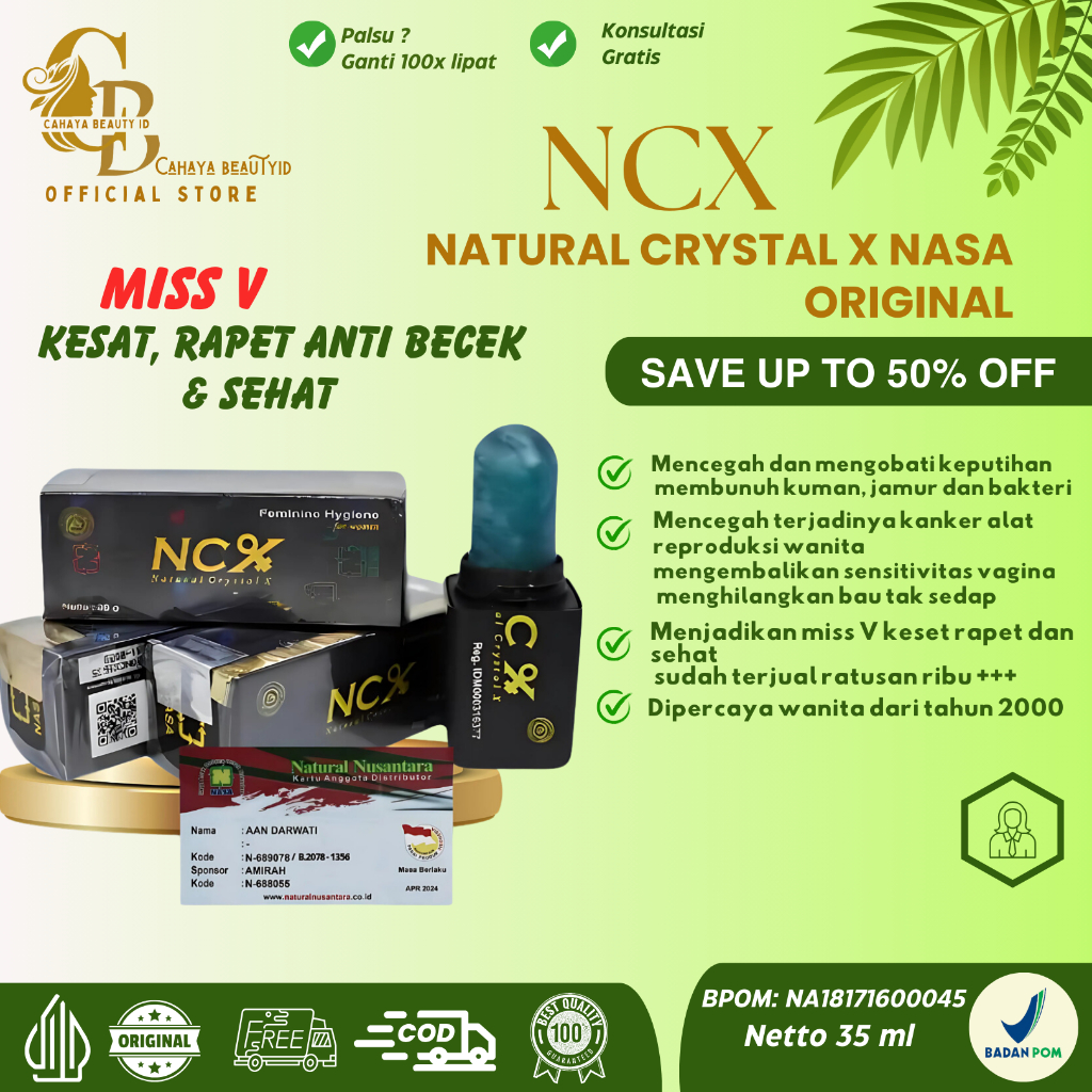 Jual NCX Crystal X Asli Nasa NCX Ori Nasa Cristal X Original Kristal x ...