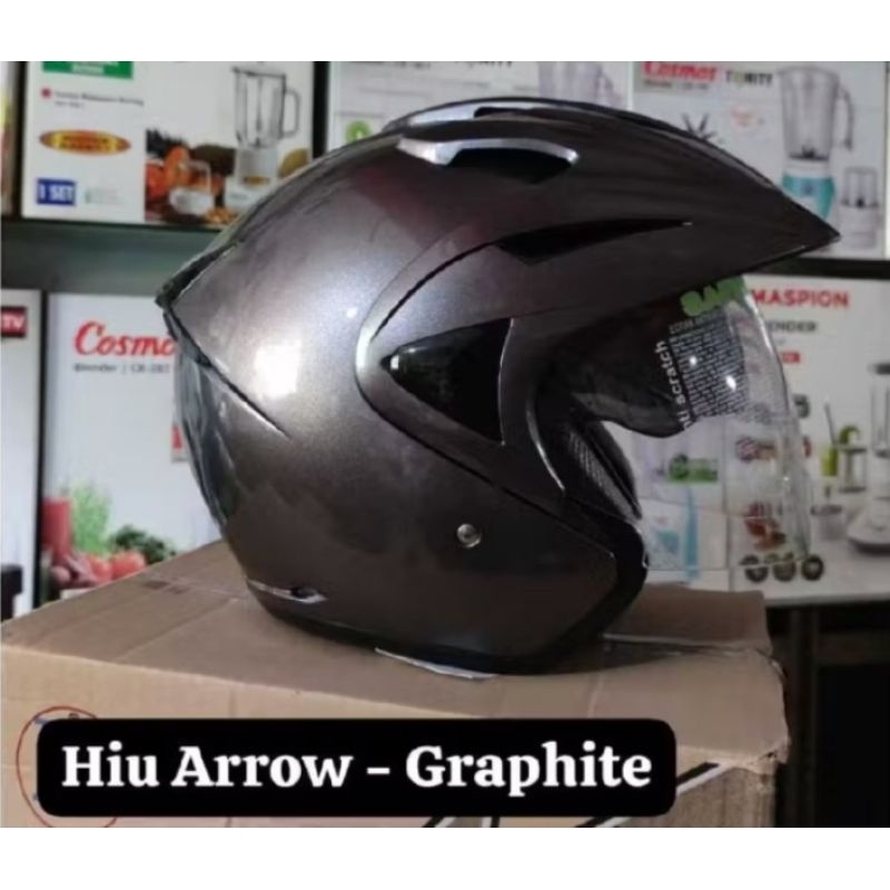 Jual HELM HIU ARROW FULL WARNA ORIGINAL PRODUK | Shopee Indonesia