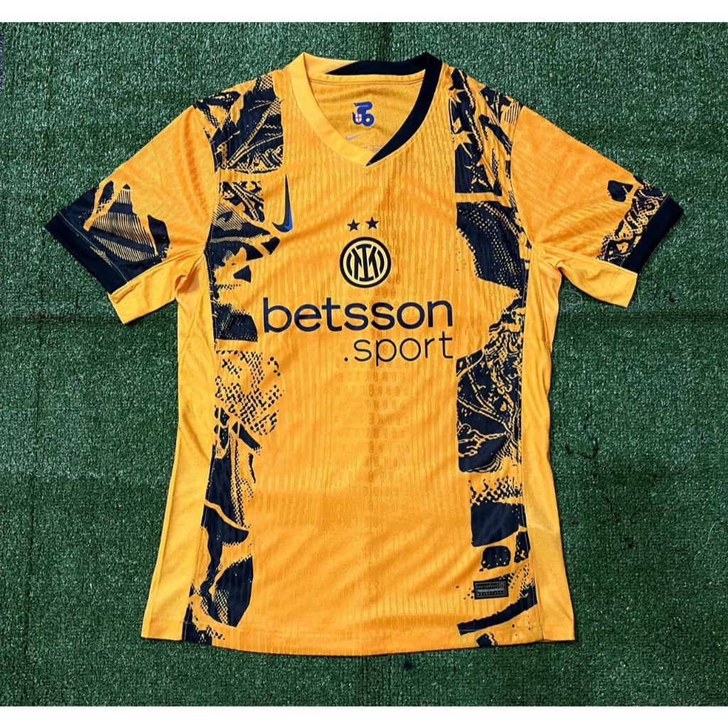 Jual Jersey Bola Player Issue Inter Milan 3rd Third Kuning PI 2024 / ...