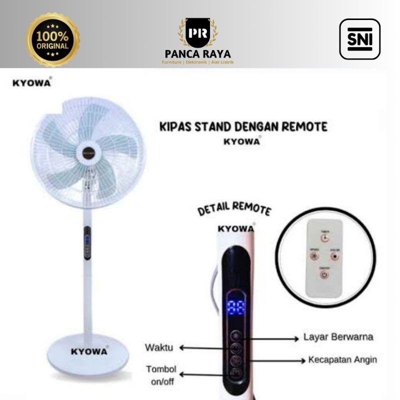 Jual STAND FAN KYOWA REMOTE 16inch - KIPAS BERDIRI KYOWA REMOTE 16 ...