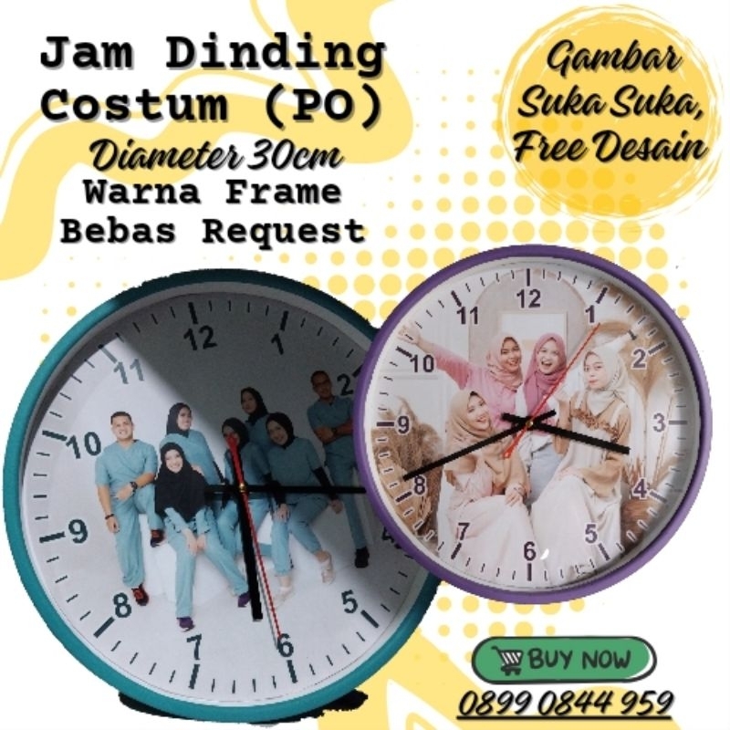 Jual Jam Dinding/ Jam Mdf/ Jam Custom | Shopee Indonesia