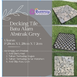 Jual Paket Bundling 10 pcs Decking Tile Batu Alam - Batu Alam Mozaik ...