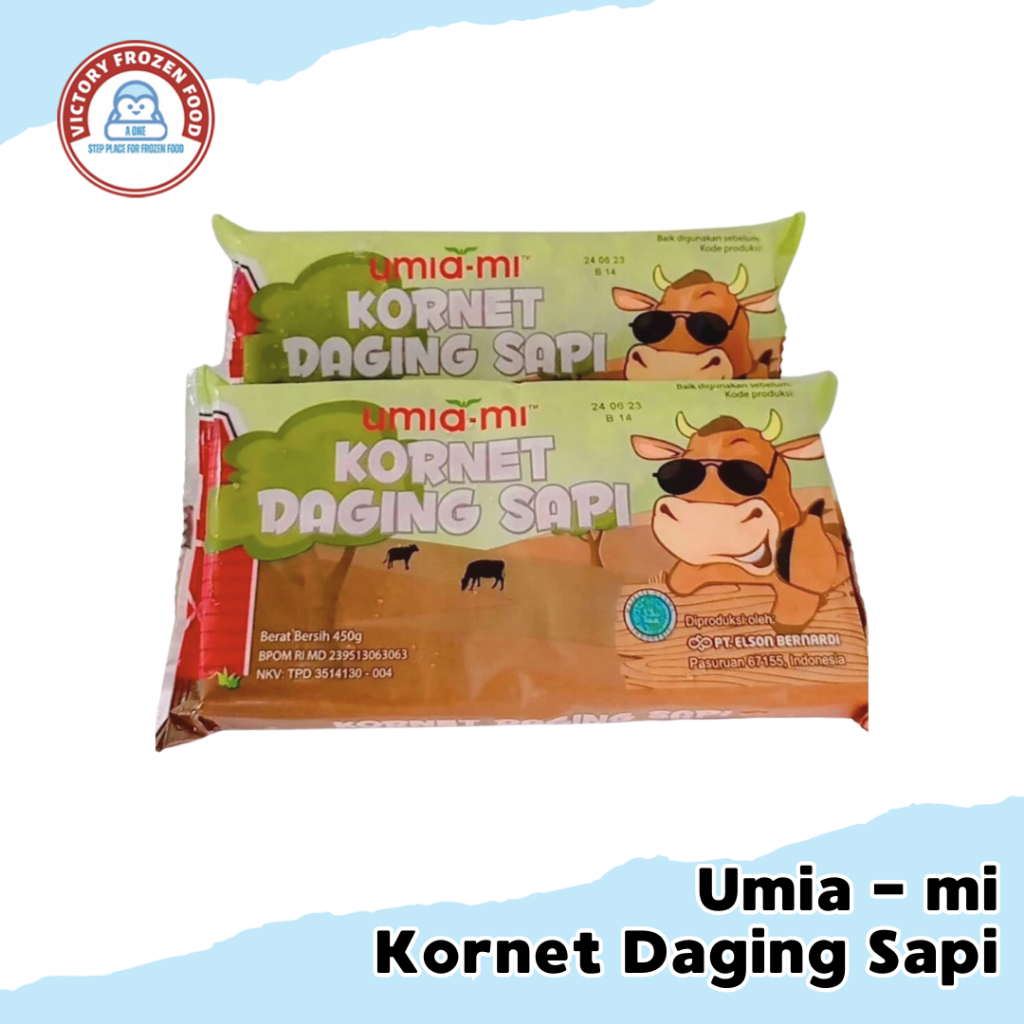 Jual Kornet Sapi Umiami 450 Gram/Victory Frozen Food | Shopee Indonesia