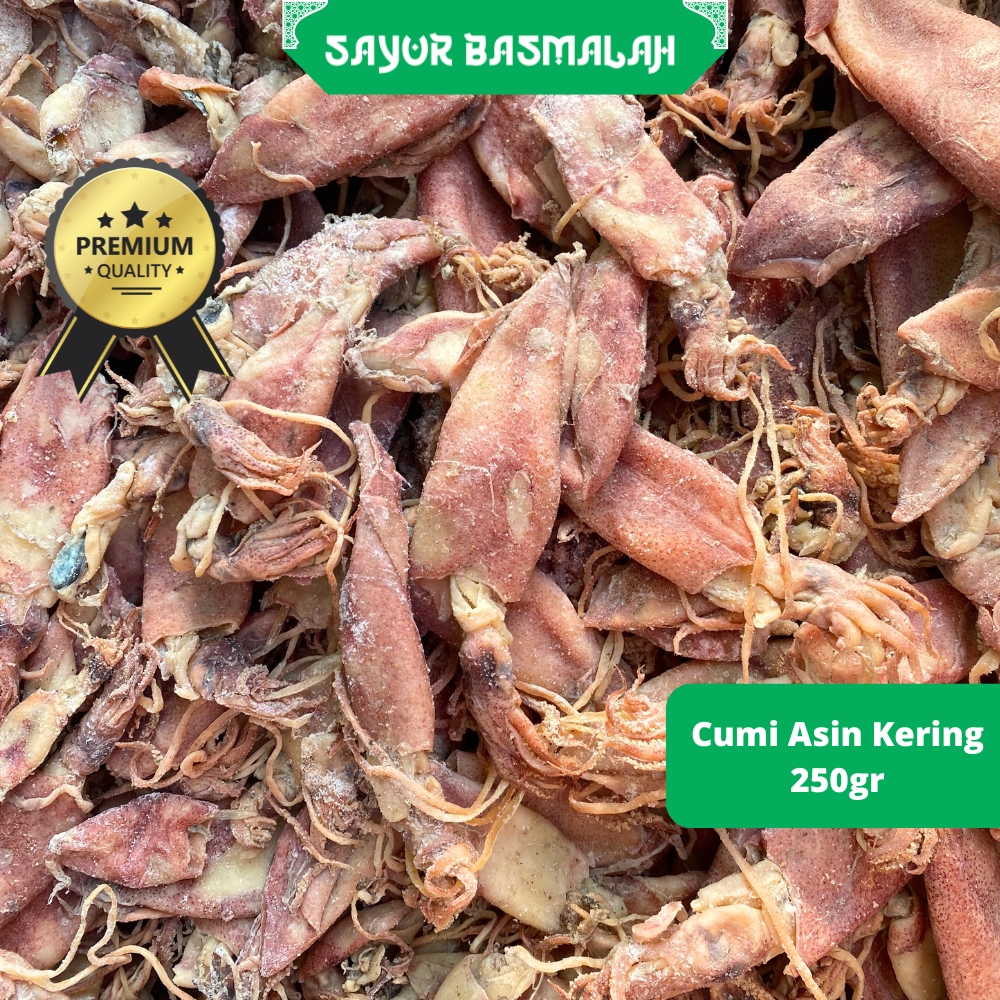 Jual Cumi Asin Kering 250gr - Sayur Basmalah | Shopee Indonesia