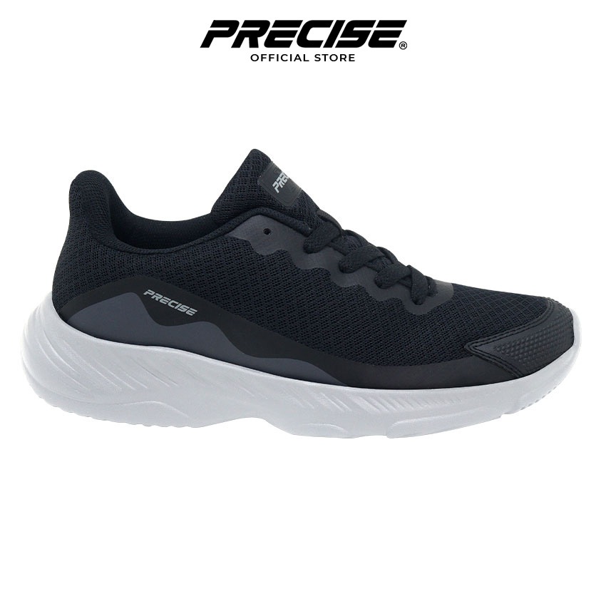 Jual Precise Wave LC W Sepatu Sneakers Sekolah Hitam - Black/White ...