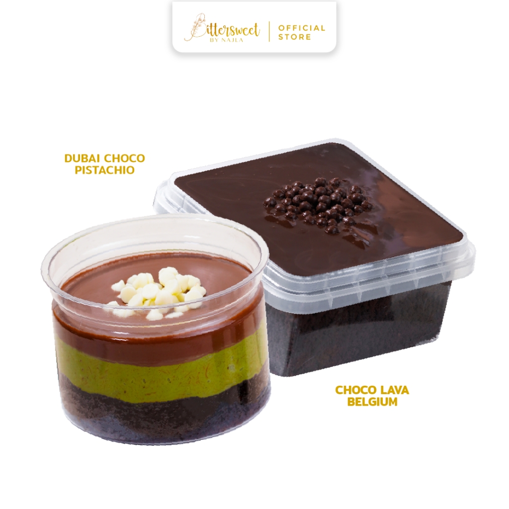 Jual Dubai Choco Pistachio + Choco Lava Belgium | Shopee Indonesia