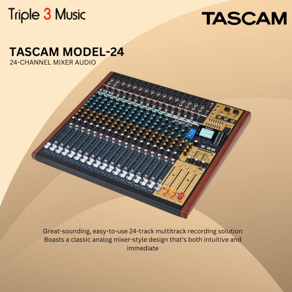 Jual Tascam MODEL 24 MODEL24 24 Channel Mixer Multi track recording usb ...