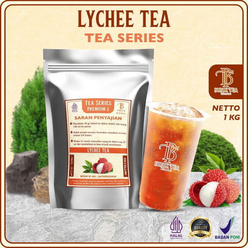 Jual BUBUK MINUMAN LECI TEH LYCHEE TEA 1KG - BUBUK TEH | Shopee Indonesia