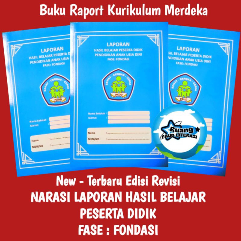 Jual RAPORT PAUD EDISI REVISI | FASE : FONDASI | NARASI LAPORAN HASIL ...