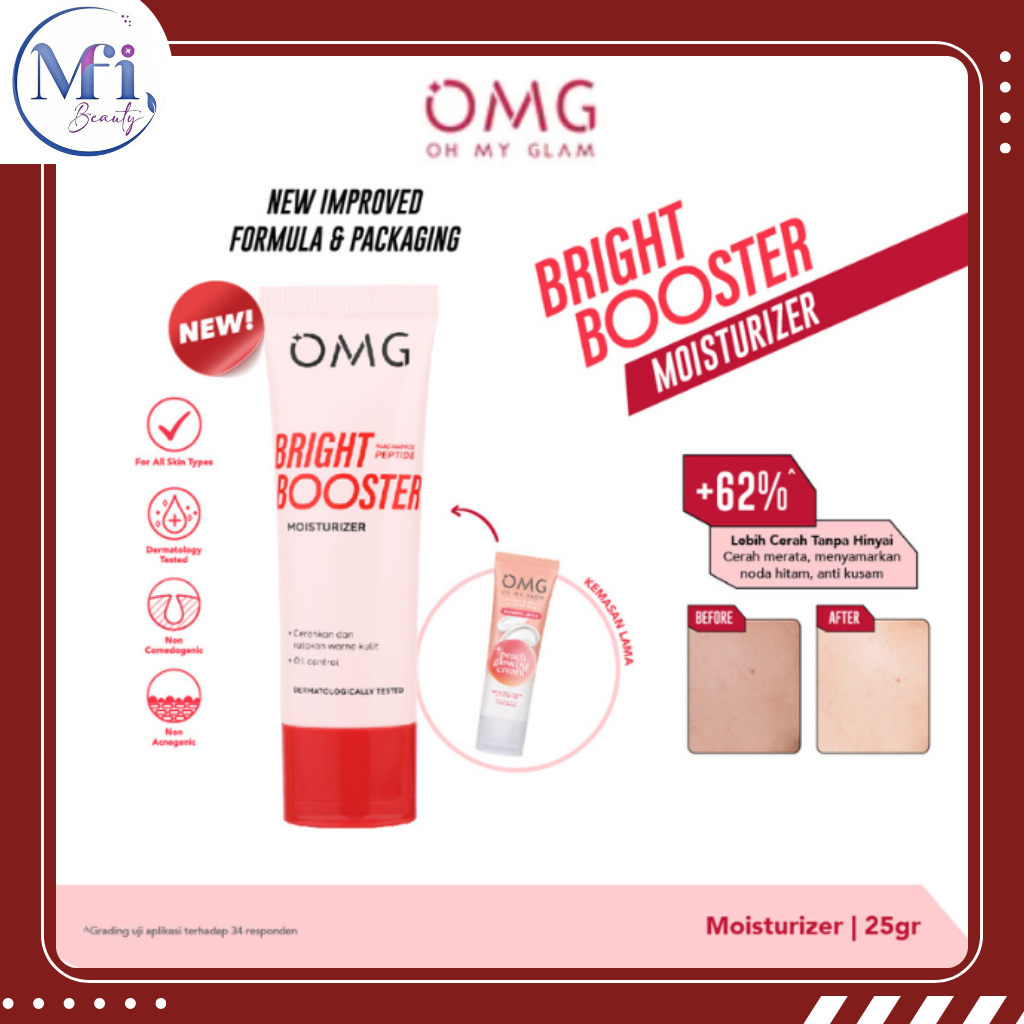 Jual MFI - OMG Oh My Glow Bright Booster Moisturizer Netto 25 gr ...