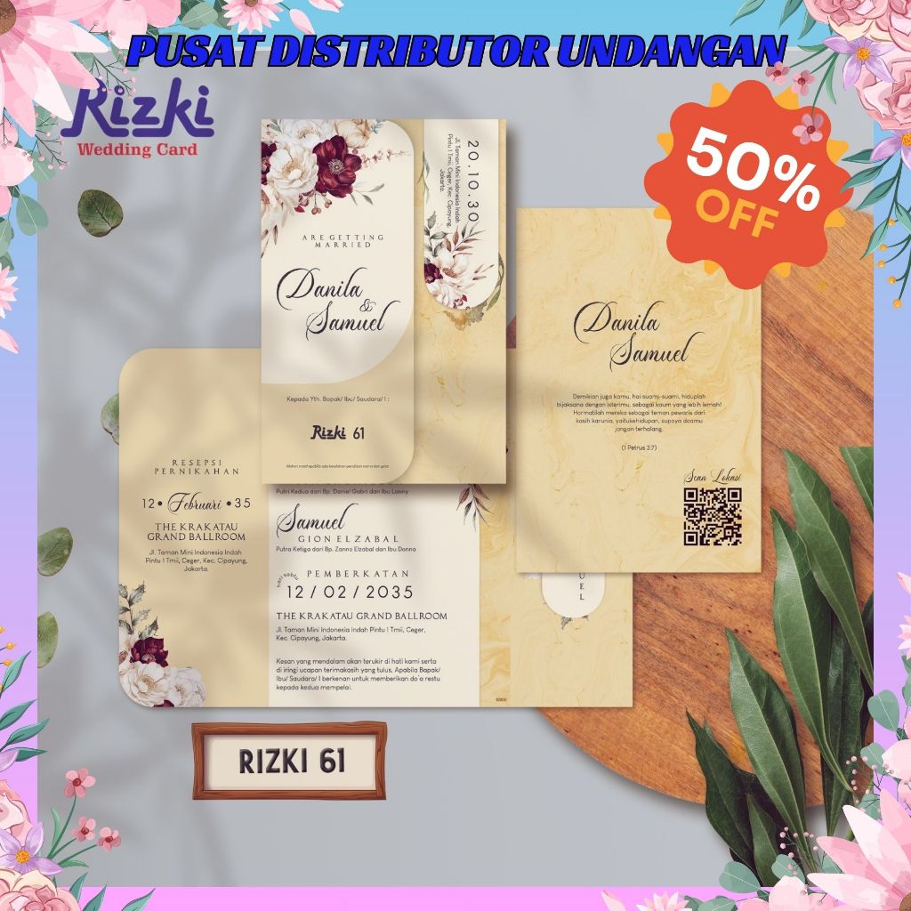 Jual BLANGKO UNDANGAN RIZKI 61 | BLANGKO UNDANGAN MURAH | BLANGKO UNDANGAN KOSONG | HARGA PABRIK ...