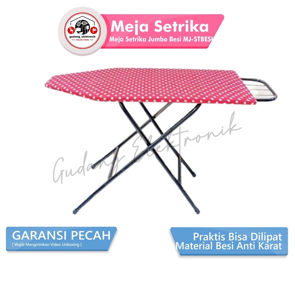 Jual Meja Setrika Berdiri Duduk Bisa diLipat Ukuran Jumbo Meja Setrika ...