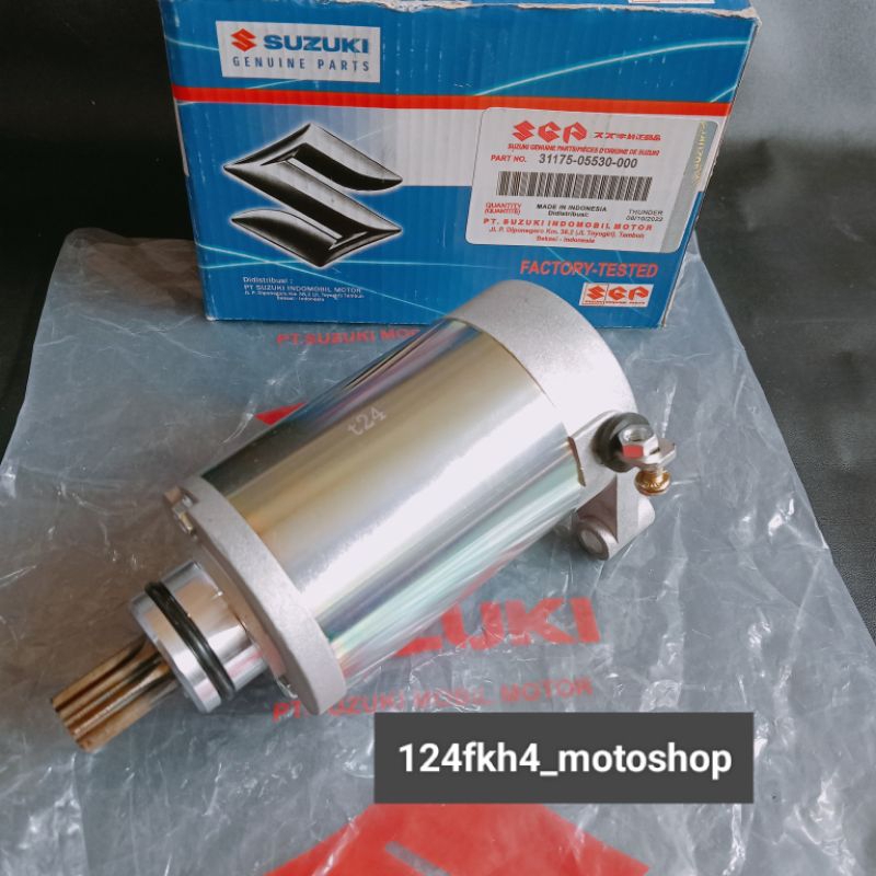 Jual Dinamo starter Suzuki thunder 125 lama/thunder 125 New Asli | Shopee Indonesia