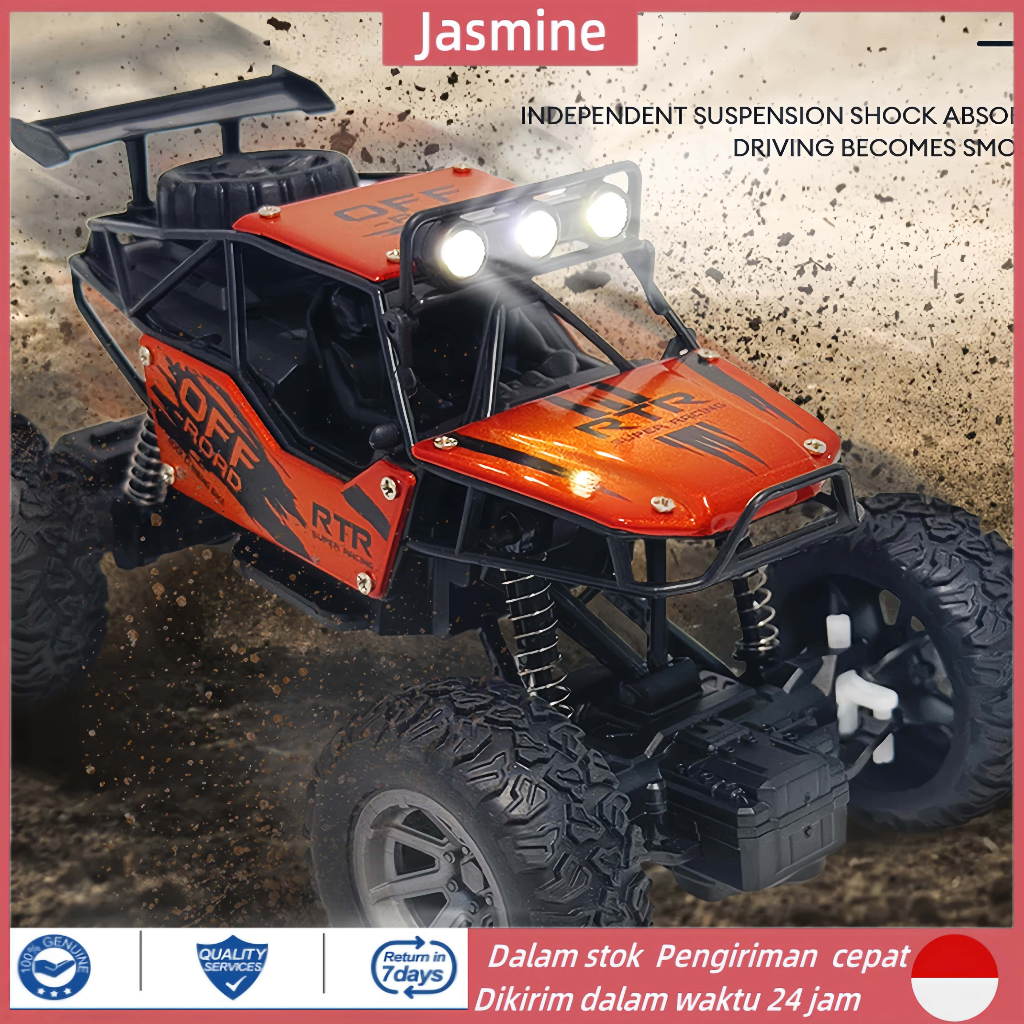 Jual Mobil Remote Control Alloy Off-Road Car Mainan RC Mobil Climbing Car 2WD Powerful | Shopee ...
