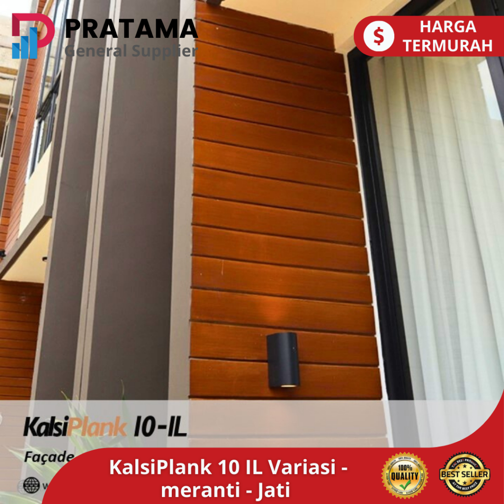 Jual KalsiPlank 10 IL Variasi - meranti - Jati - Lis Plang Kalsi Board ...