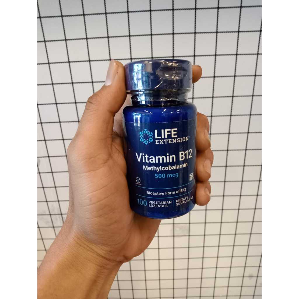 Jual Life Extension B12 Methylcobalamin 500 mcg 100 Vegetarian Lozenges ...