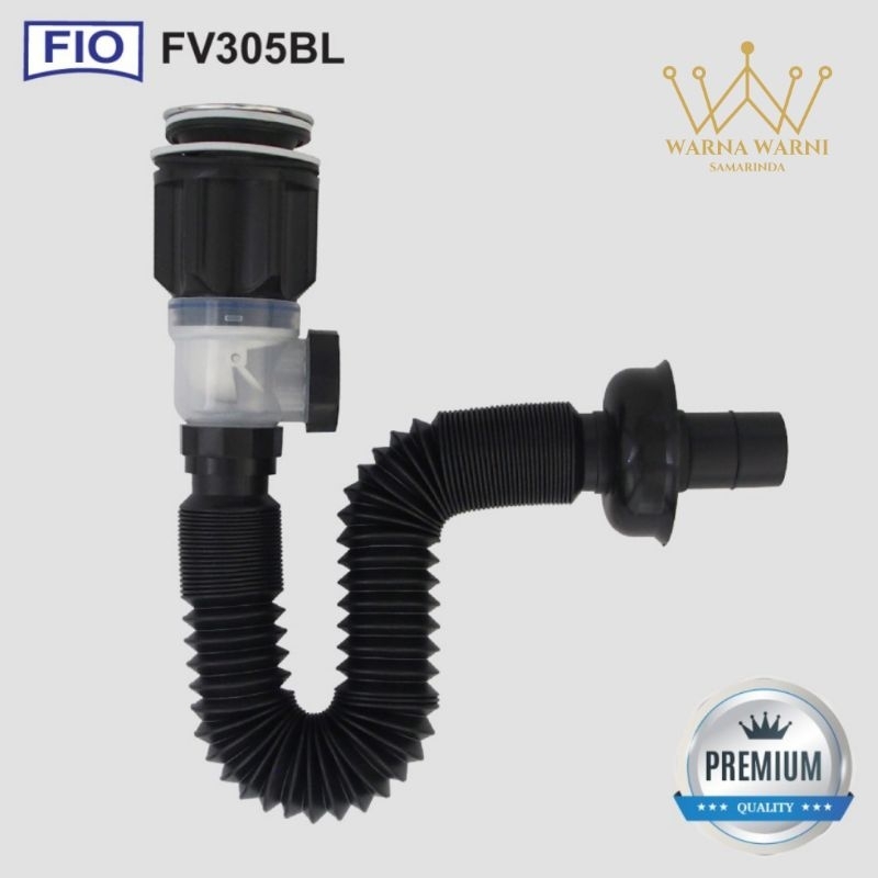 Jual Sifon Wastafel FIORENTINO FV 305 White & Black | Shopee Indonesia