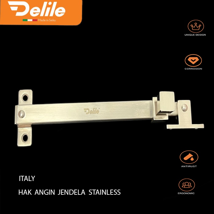 Jual Grendel Pintu Tanam Grendel Slot Pintu Flush Bolt DELILE 30211 ...