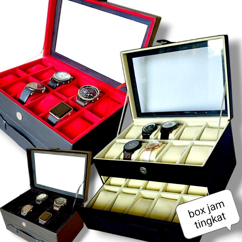 Jual BOX JAM TANGAN TINGKAT ISI 24 [PRE-ORDER] | Shopee Indonesia