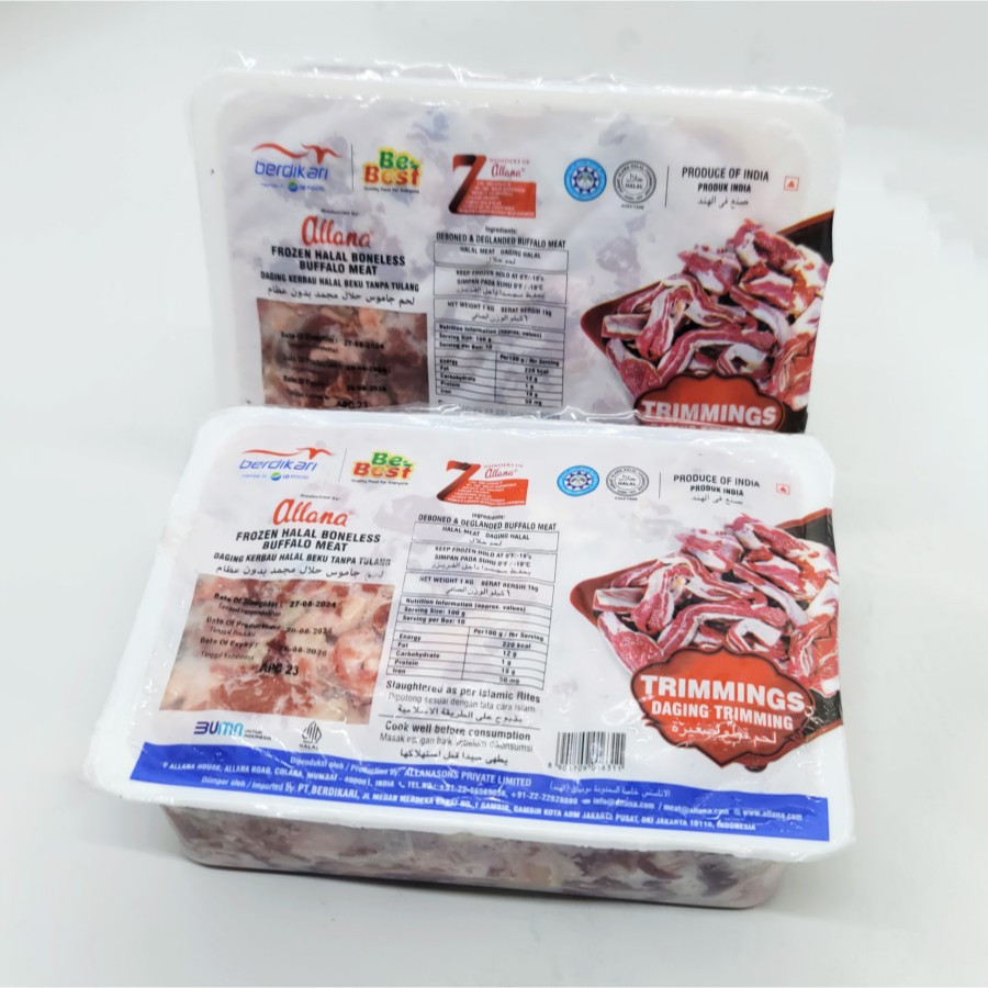 Jual Daging Trimming an Kerbau Kemasan FQ222 @1kg | Shopee Indonesia
